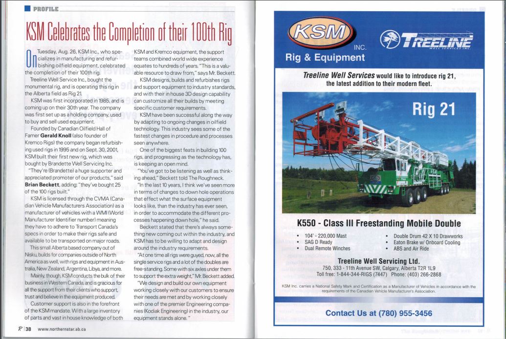 The Roughneck Oct. 2014 | KSM INC. RIG & EQUIPMENT